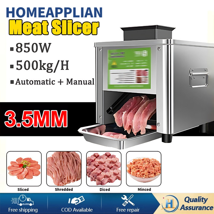 JF 3.5MM Blade Meat Slicer, Slicing Machine for Commercial BBQ | Shopee ...