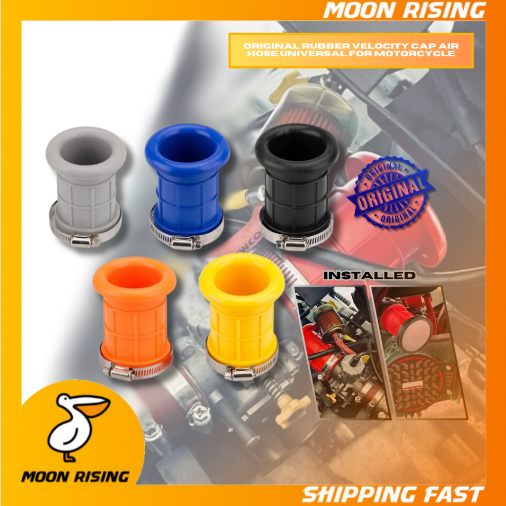 ORIGINAL RUBBER VELOCITY CAP AIRHOSE UNIVERSAL FOR MOTORCYCLE | Shopee ...
