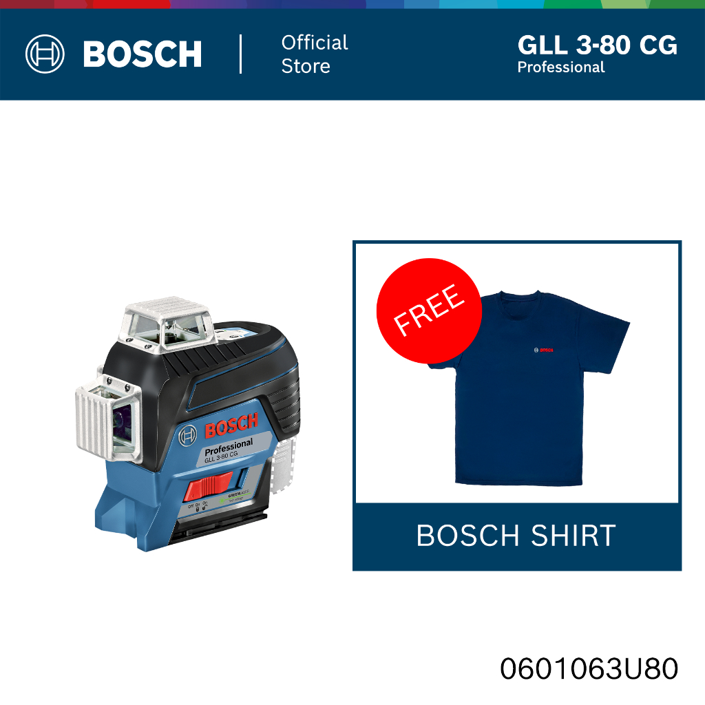 Bosch Measuring Tools GLL 3-80 CG Professional Line Laser | Shopee ...
