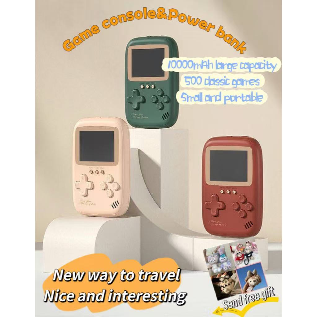 【FLASH DEALS】3.0 Inch Retro Mini Pocket 500 In 1 Rechargeable Portable ...