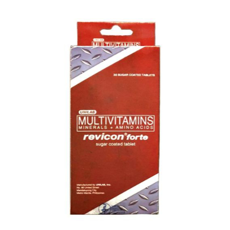 REVICON FORTE by 30's in BOX (MULTIVITAMINS) | Shopee Philippines