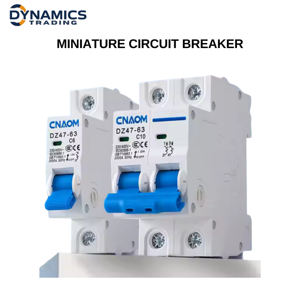 CNAOM MCB Miniature Circuit Breaker 1P 2P 3P –16A–63A | 3kA | AC Breaker for Panel Protection ...