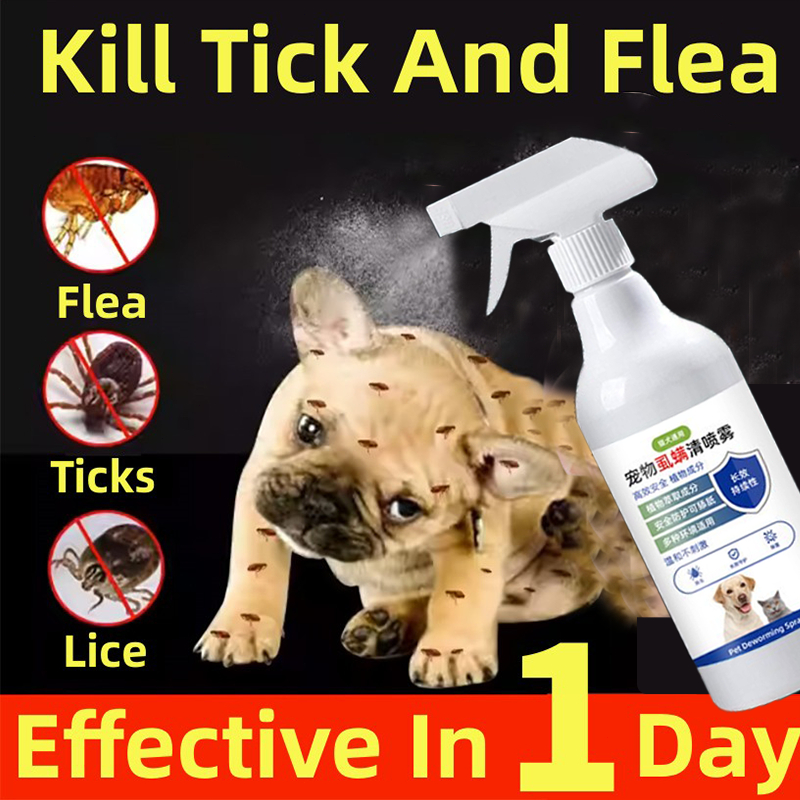 510ML Flea and Tick Remover for Dog and Cat Anti Garapata Remover for ...