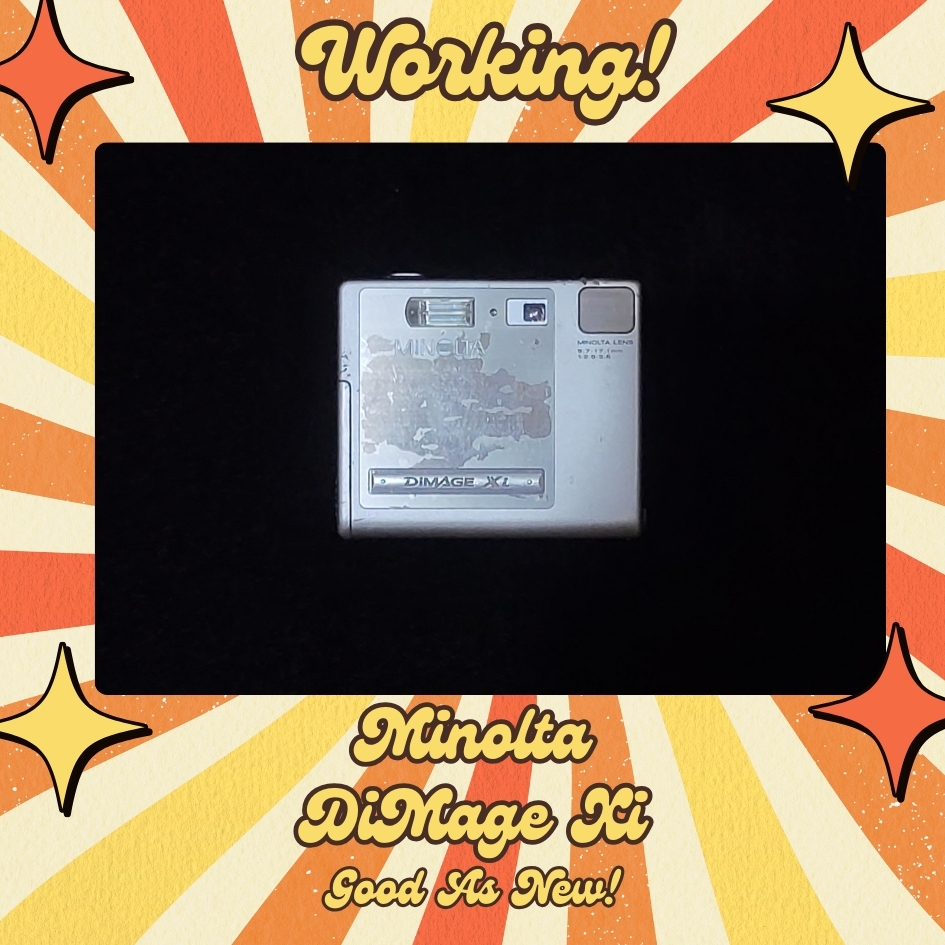 Rare Digicam Silver Konika Minolta DiMage Xi | Shopee Philippines