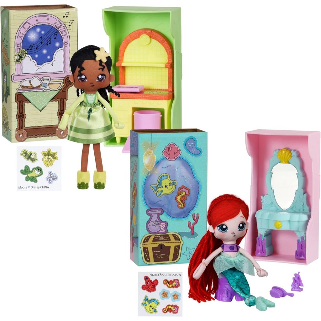Sweet Seams 6" Soft Rag Doll Bundle The Little Mermaid Ariel & he ...