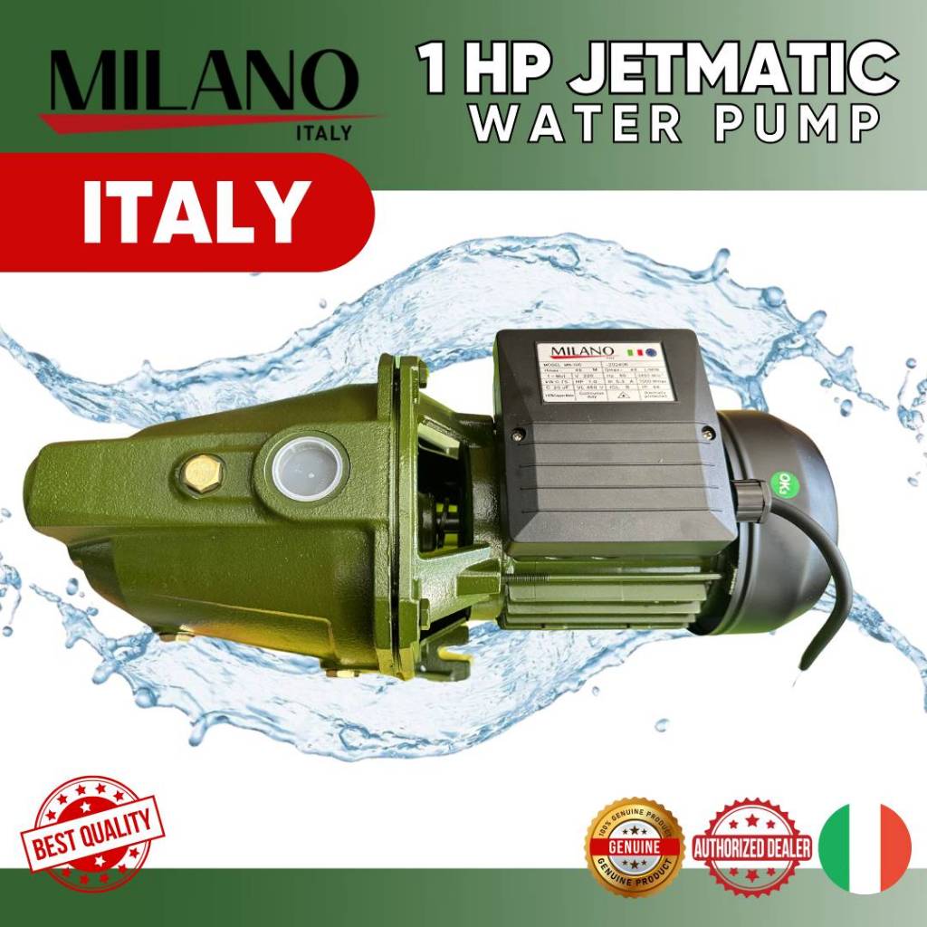 100% COPPER ITALY Brass Impeller Milano Jet Pump Shallow Well Jetmatic ...