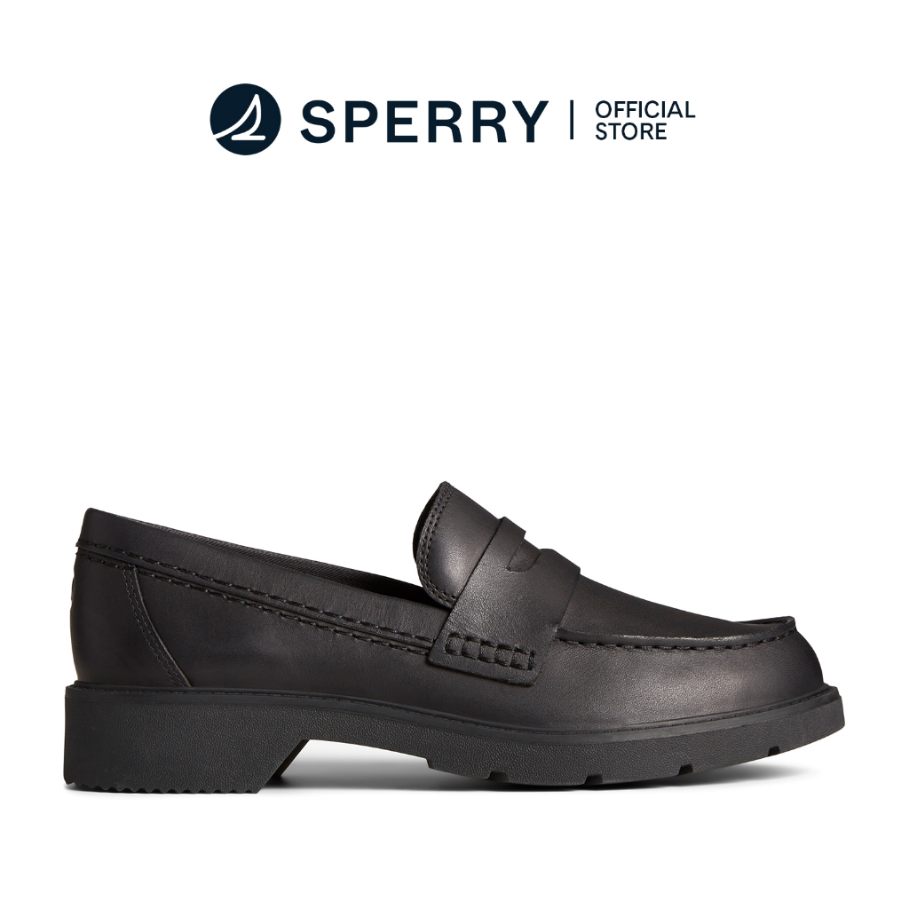 Sperry Women's Wells Penny Boat Shoes Topsider - Black (STS896050 ...
