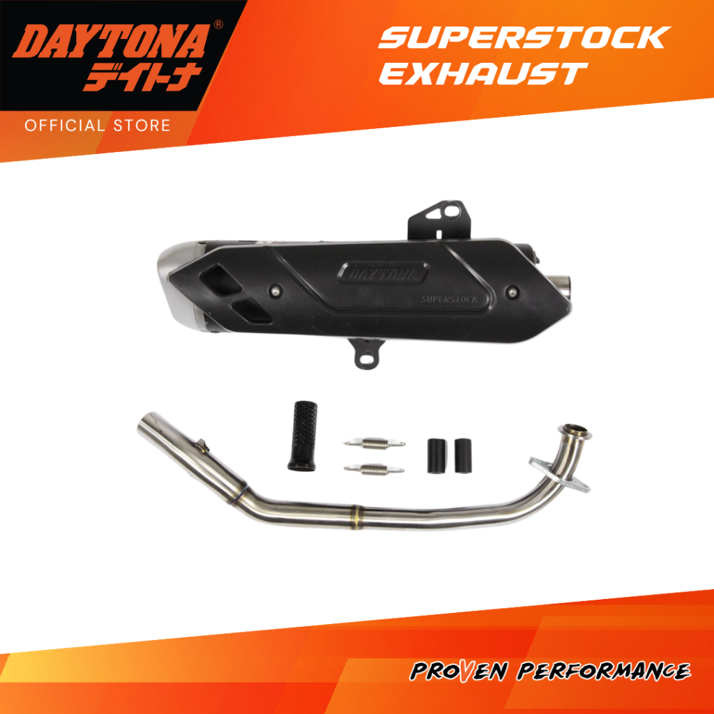 DAYTONA Superstock Exhaust SS-1 Yamaha NMAX V2 V3, Aerox V2Yamaha NMAX ...
