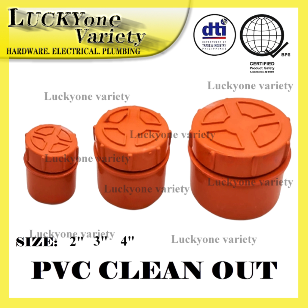 PVC ORANGE FITTINGS CLEAN OUT 2 / 3 / 4 | Shopee Philippines