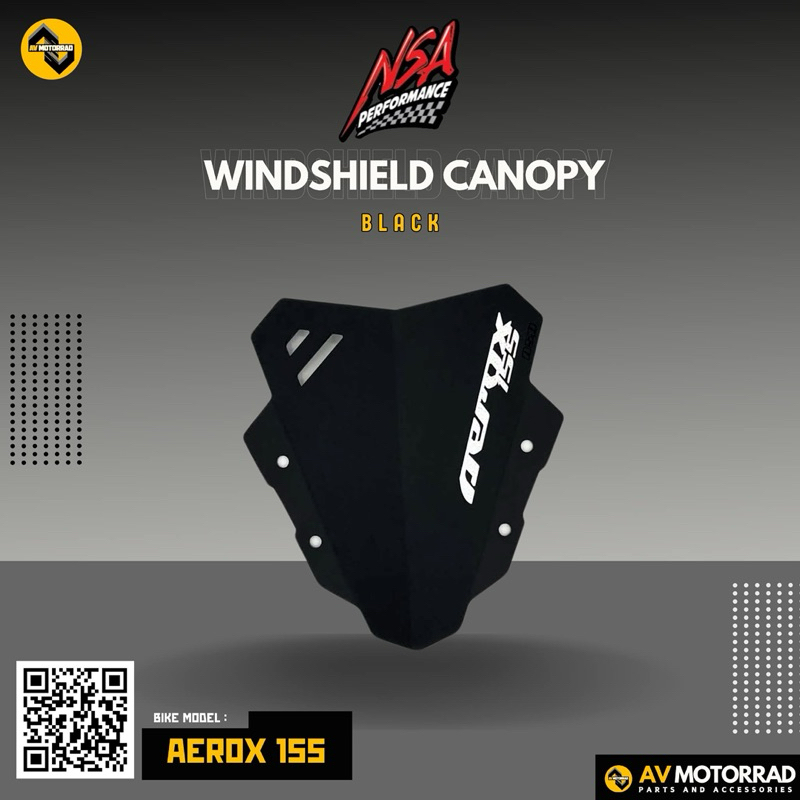 NSA Performance Windshield Aerox V1 & V2 | Shopee Philippines