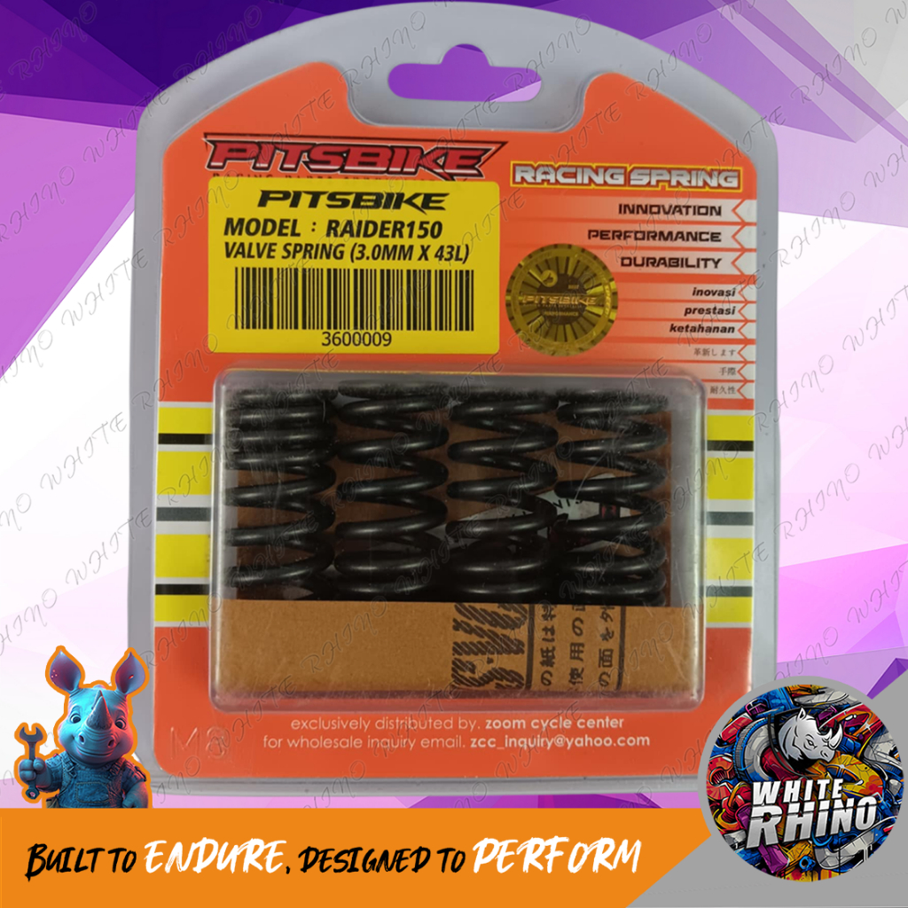 PITSBIKE RAIDER150 VALVE SPRING 3.0MM X 43L - RAIDER150 | RAIDER 150 FI ...