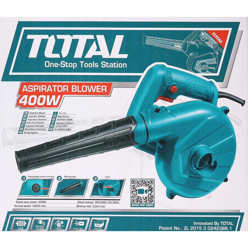 TOTAL ONE-STOP TOOLS STATION ASPIRATOR BLOWER 400W | Shopee Philippines