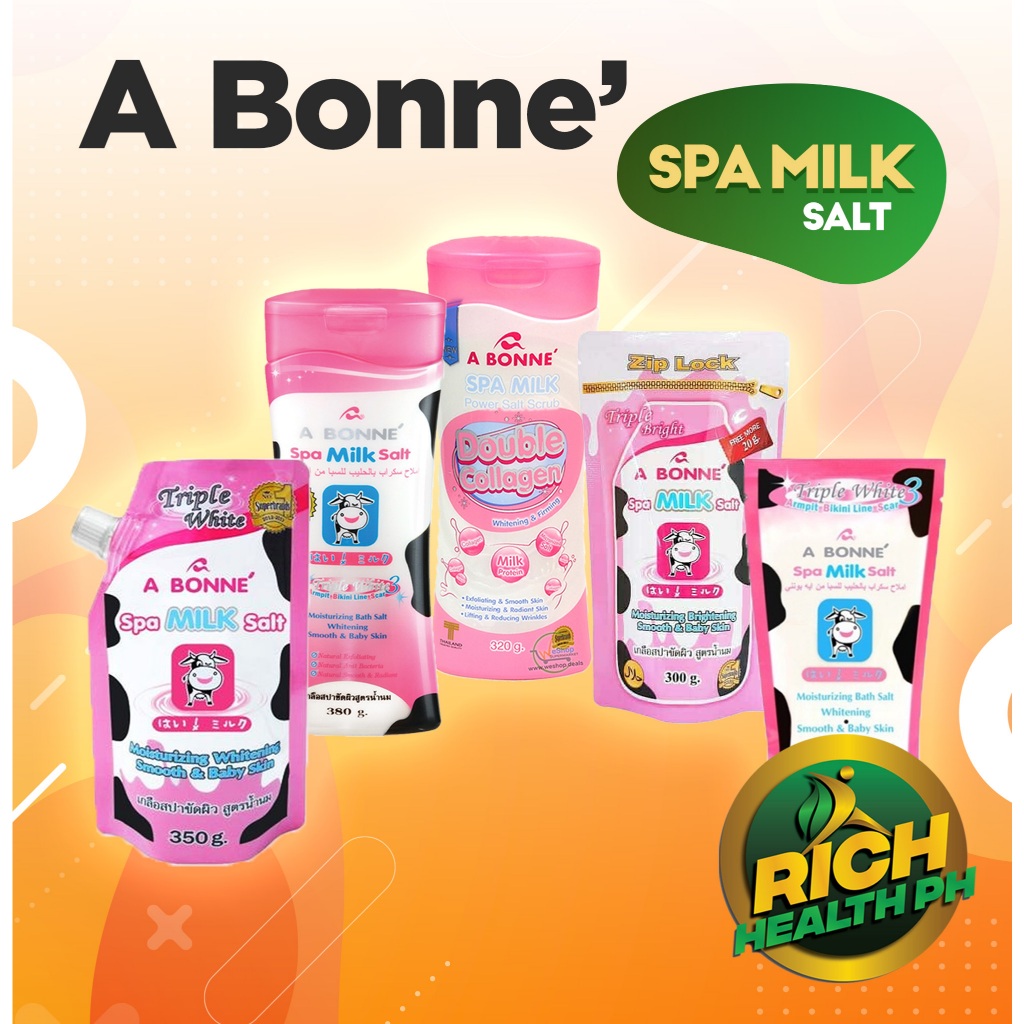 A BONNE Spa Milk Salt SCRUB 350mL | Shopee Philippines