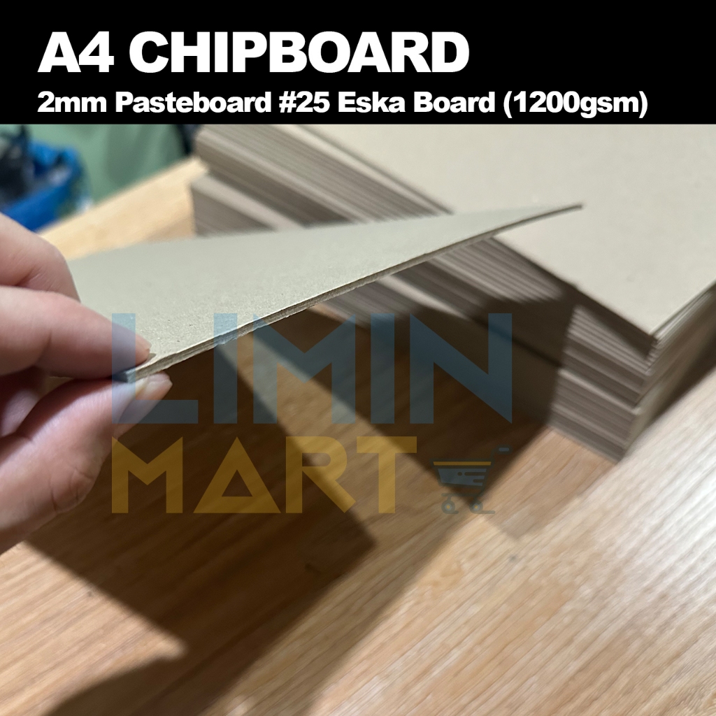A4 Chipboard 2mm #25 Eska Board (1200gsm) | Shopee Philippines
