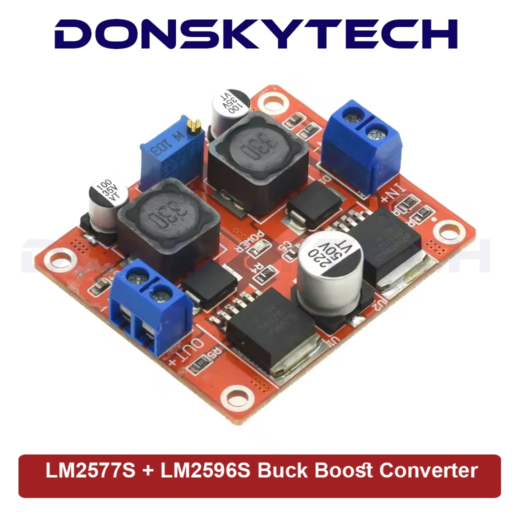 LM2577 LM2596 DC Buck Boost Voltage Converter Step Up Step Down ...