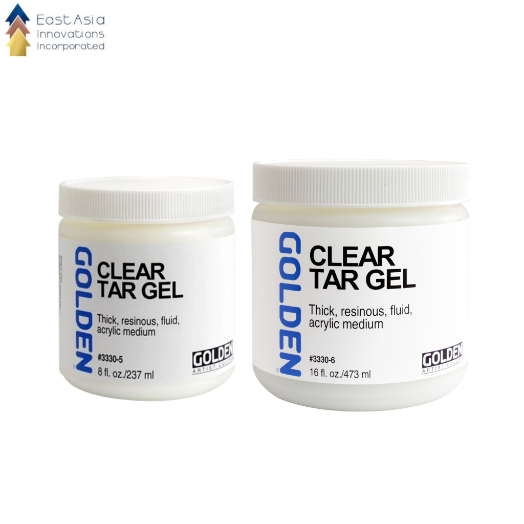 Golden Clear Tar Gel Thick, Resinous, Fluid, Acrylic Medium 237ml ...