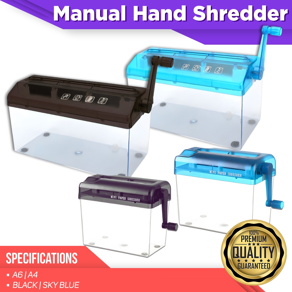 Manual Hand Shredder A6/A4 size | Shopee Philippines