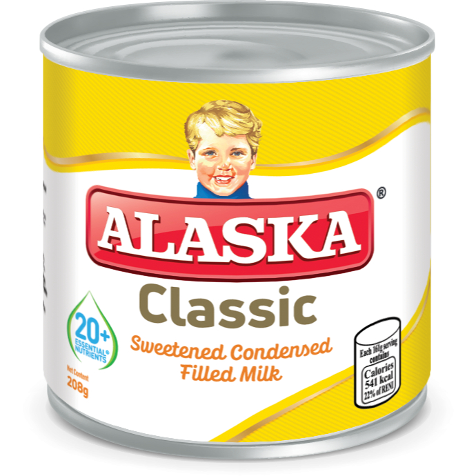 Alaska Classic Sweetened Condensed Filled Milk 208g | Shopee Philippines