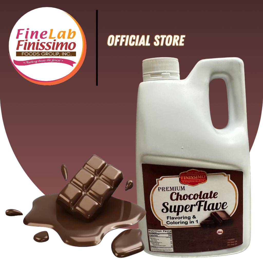Finissimo SuperFlave Premium Chocolate 1L (Flavoring & Coloring ...