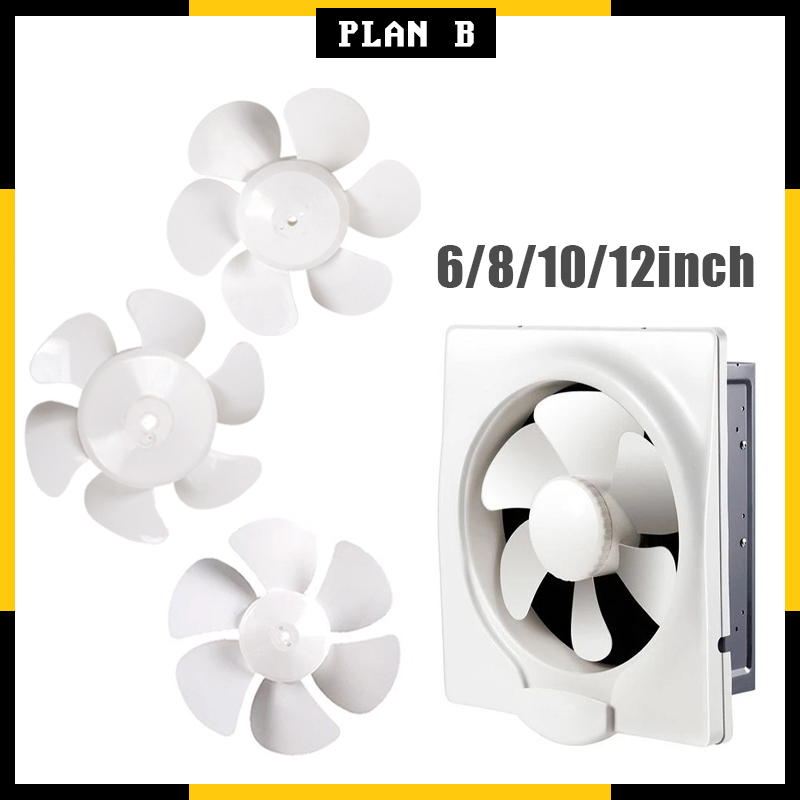 Standard Exhaust Fan Blade Replacement 12 10 8 6Inch Ventilation Fan ...