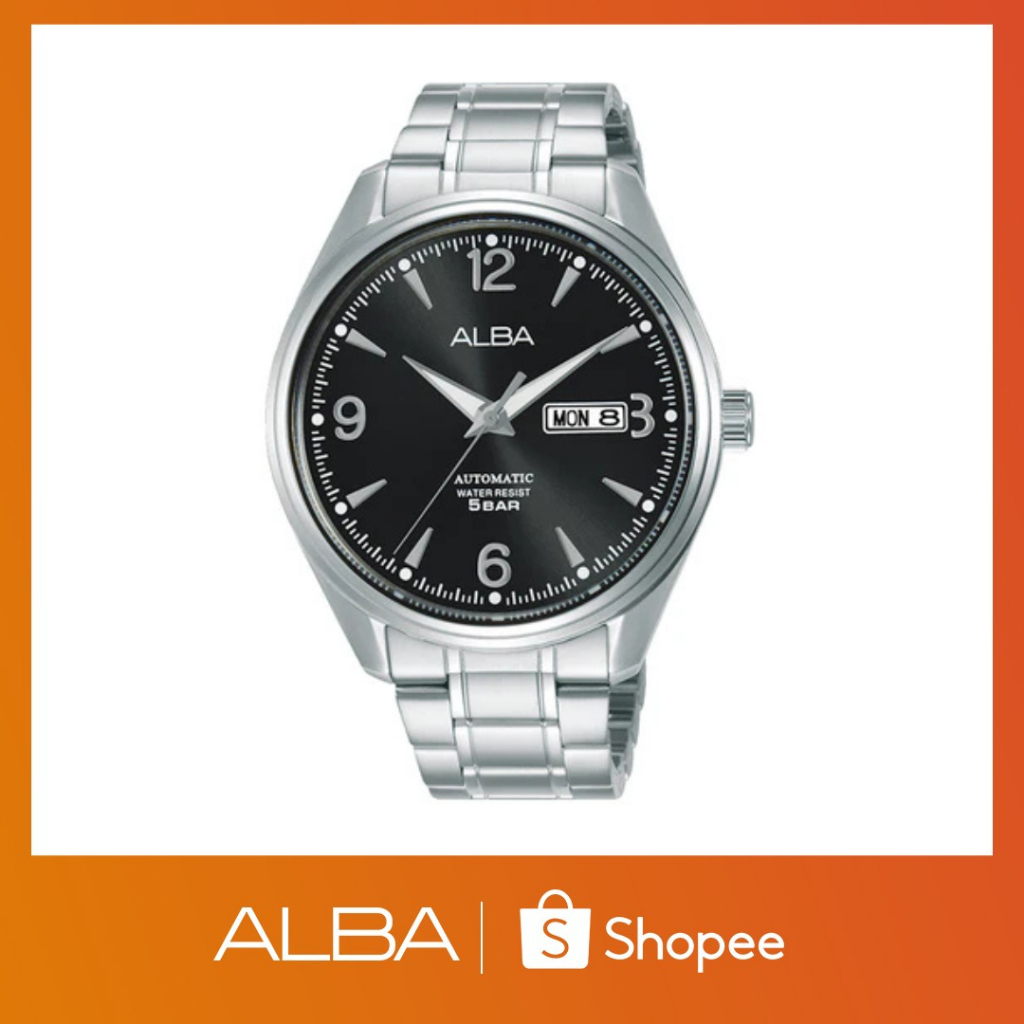 ALBA Philippines AL4159X1 Mechanical Black Dial Men's Automatic Watch ...