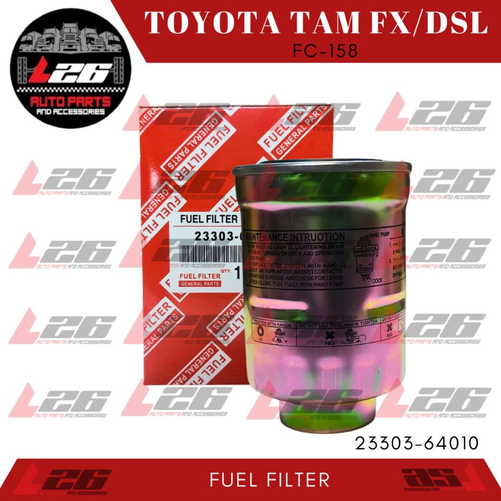 Toyota Tamaraw FX Fuel Filter Diesel Engine 23303-64010 FC-158 engine ...