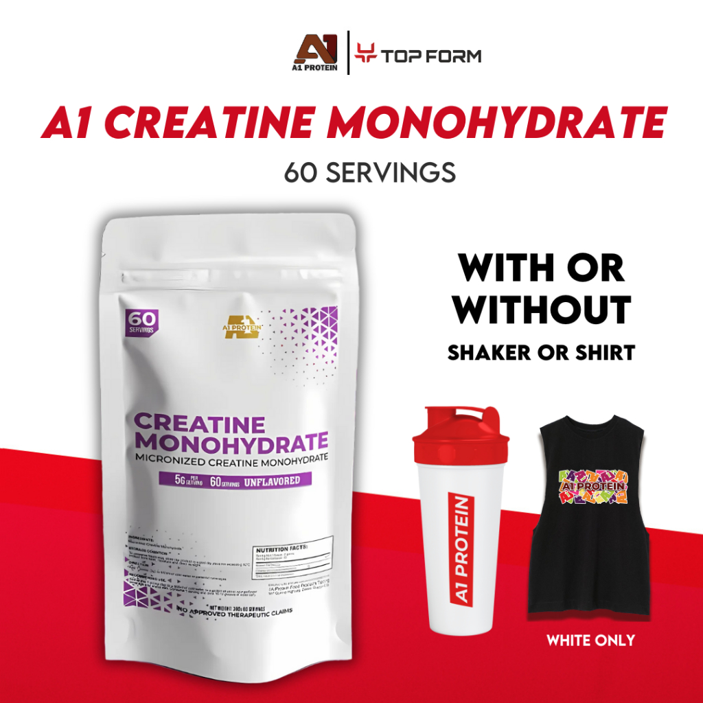 A1 Protein Micronized Creatine Monohydrate 60 Servings | Shopee Philippines