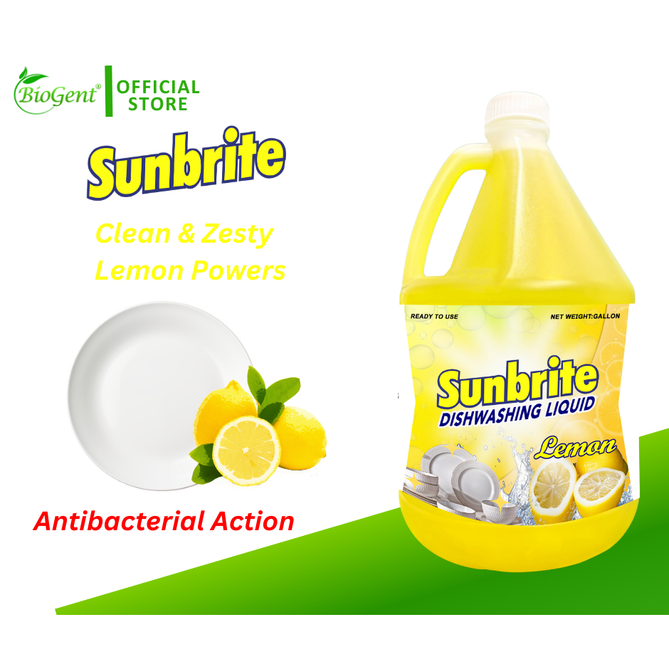 BioGent | Dishwashing Liquid 1 Gallon | Sunbrite | Shopee Philippines