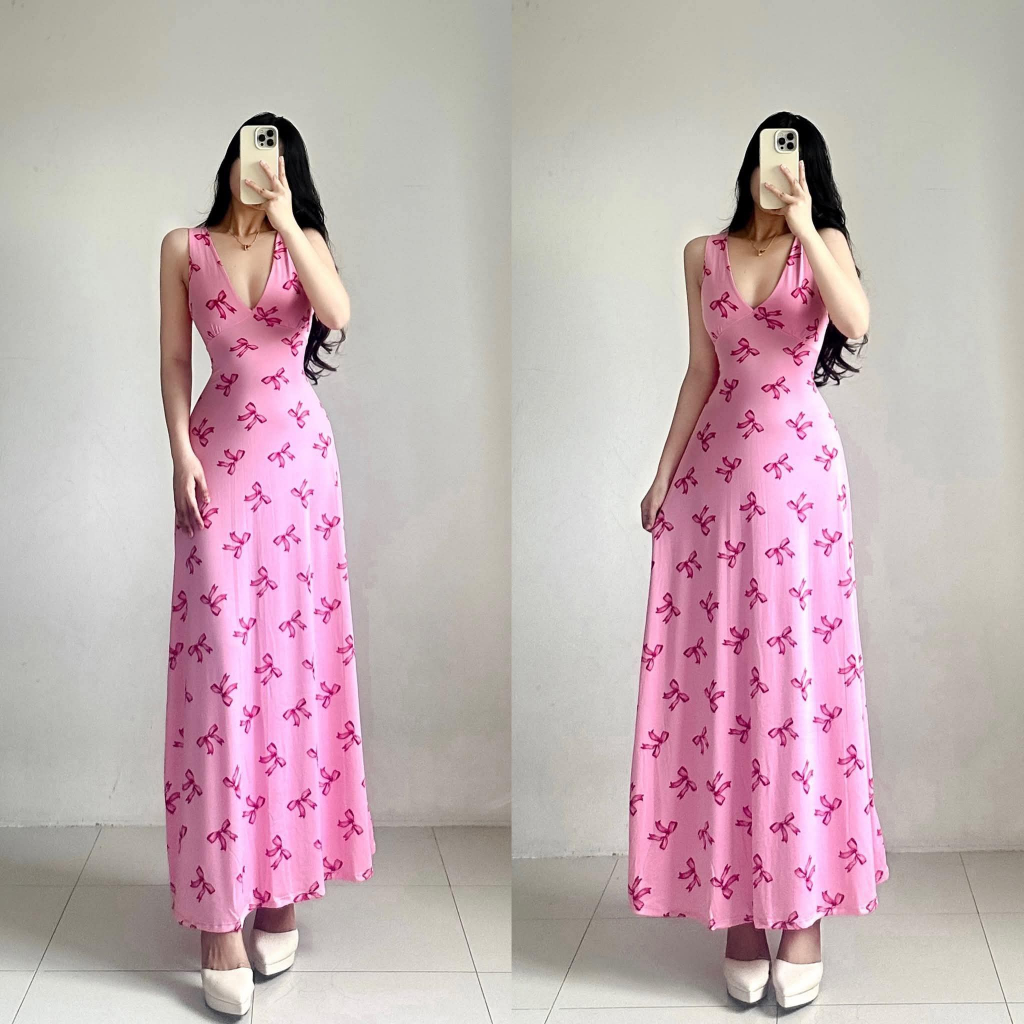 BHJN LENLEN SUMMER MAXI DRESS | Shopee Philippines