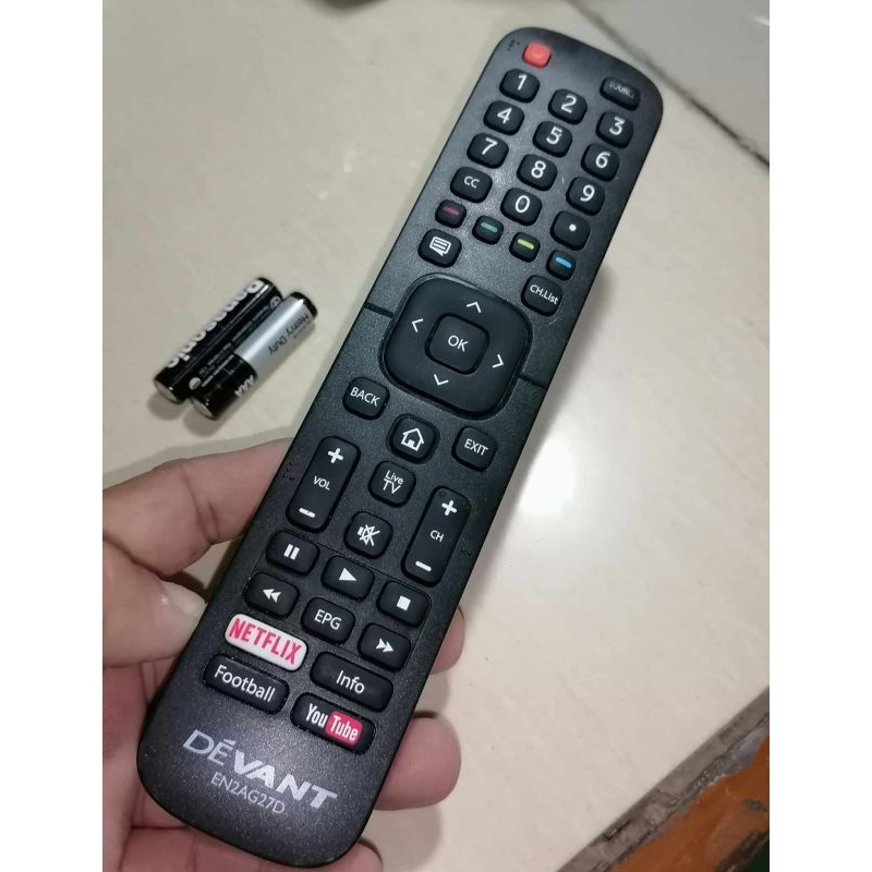 Original Remote of Devant LCD tv model 43UHV300 | Shopee Philippines