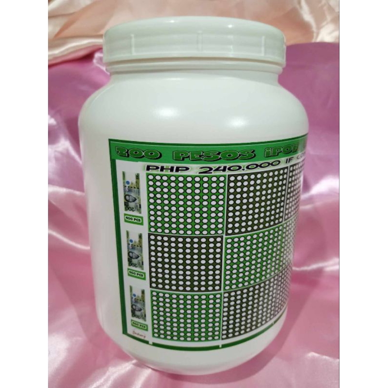 ALKANSYA IPON CHALLENGE/GIANT JAR/200 PESO BILL/COINBANK/PIGGY BANK ...