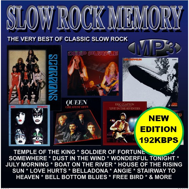 SLOW ROCK MEMORY MP3 music CD for PCCDROM and compatibles. | Shopee ...