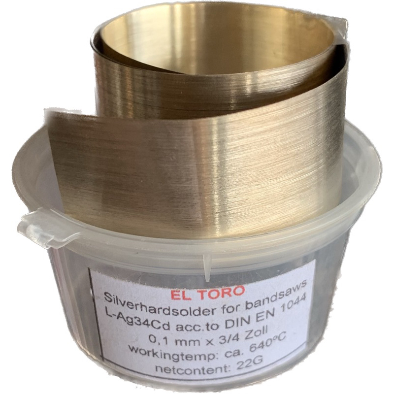El toro 3/4 pinsi silver solder for bandsaw per inch | Shopee Philippines