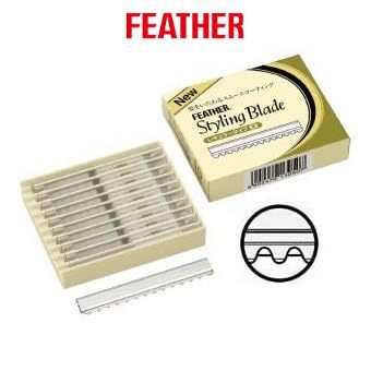 FEATHER Styling Blade Regular Type EX 10 blades / Made in Japan ...