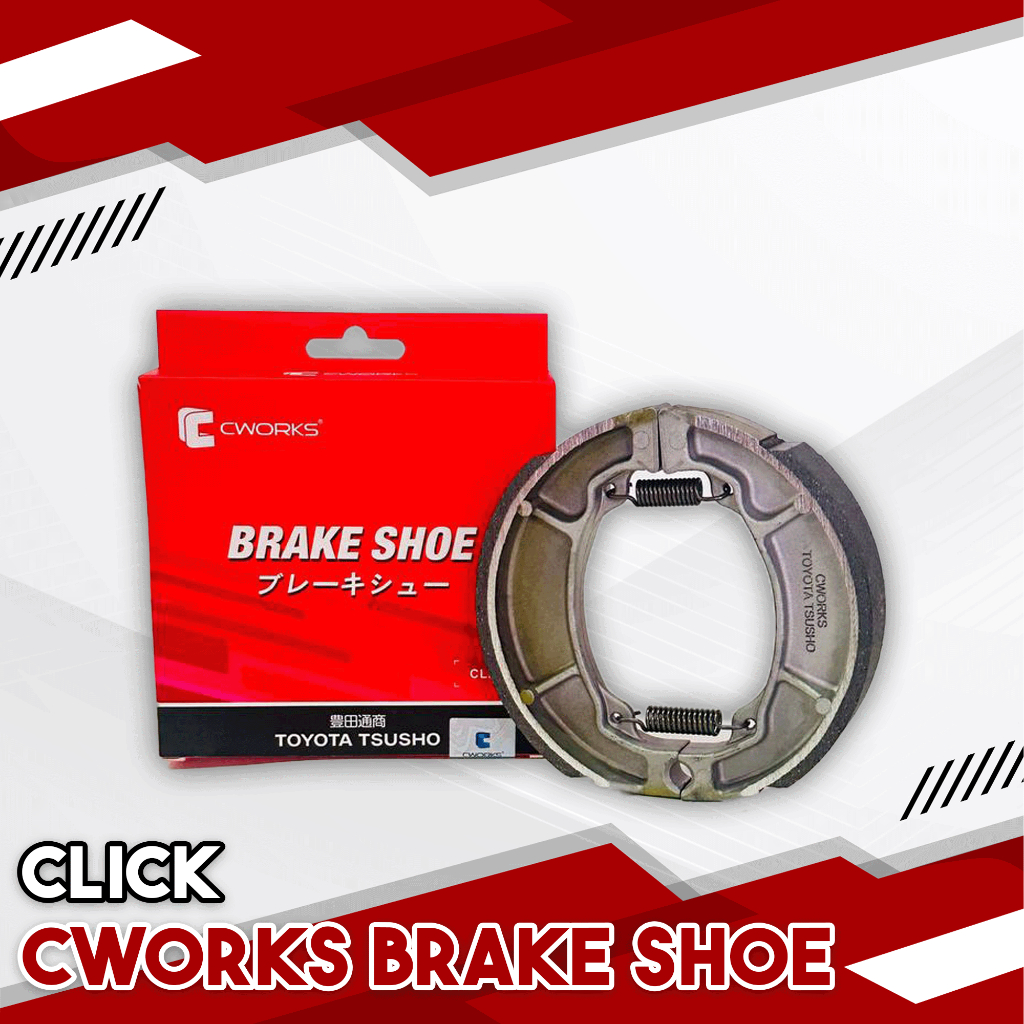 CWORKS BRAKE SHOE FOR CLICK AND MIO | Shopee Philippines