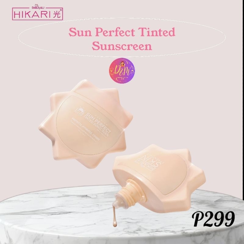 Hikari Sun Perfect Tinted Sunscreen Spf50 | Shopee Philippines