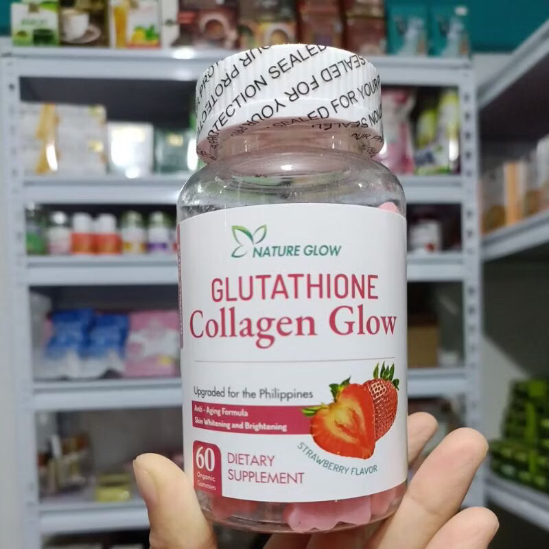 Nature Glow Glutathione Collagen Glow 60 Organic Gummies | Shopee ...