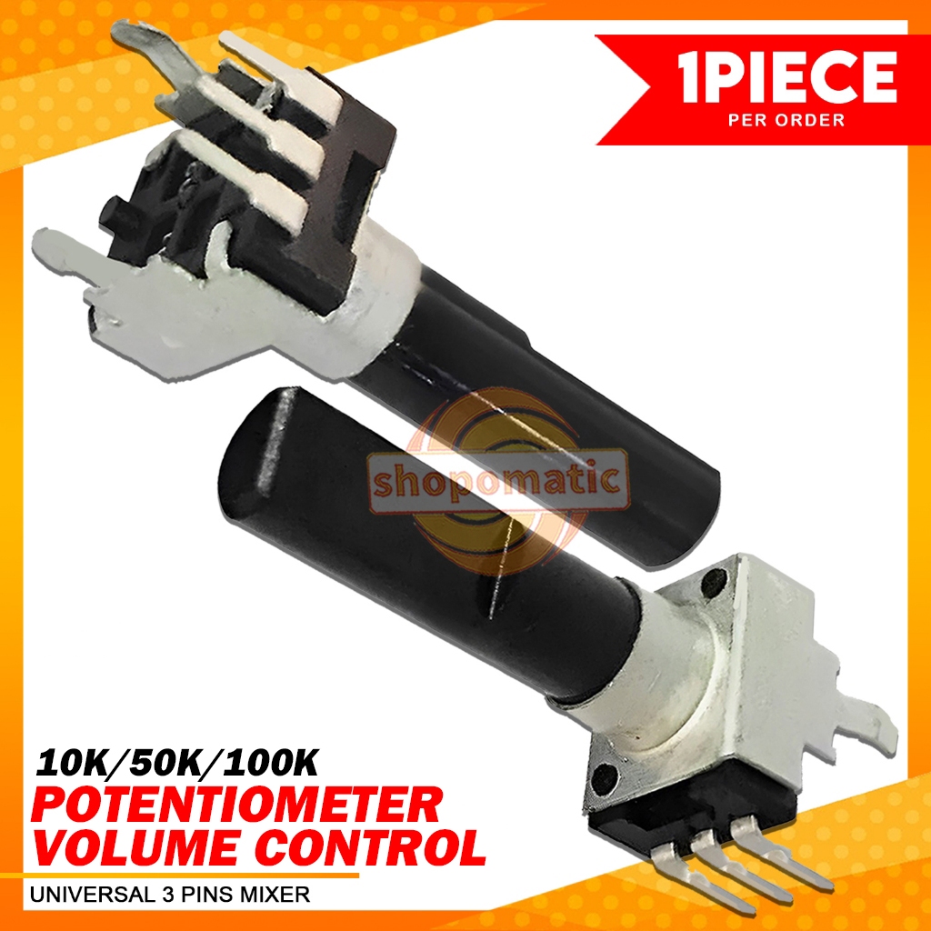 UNIVERSAL MIXER 3 PINS VOLUME CONTROL 10K 50K 100K POTENTIOMETER ...