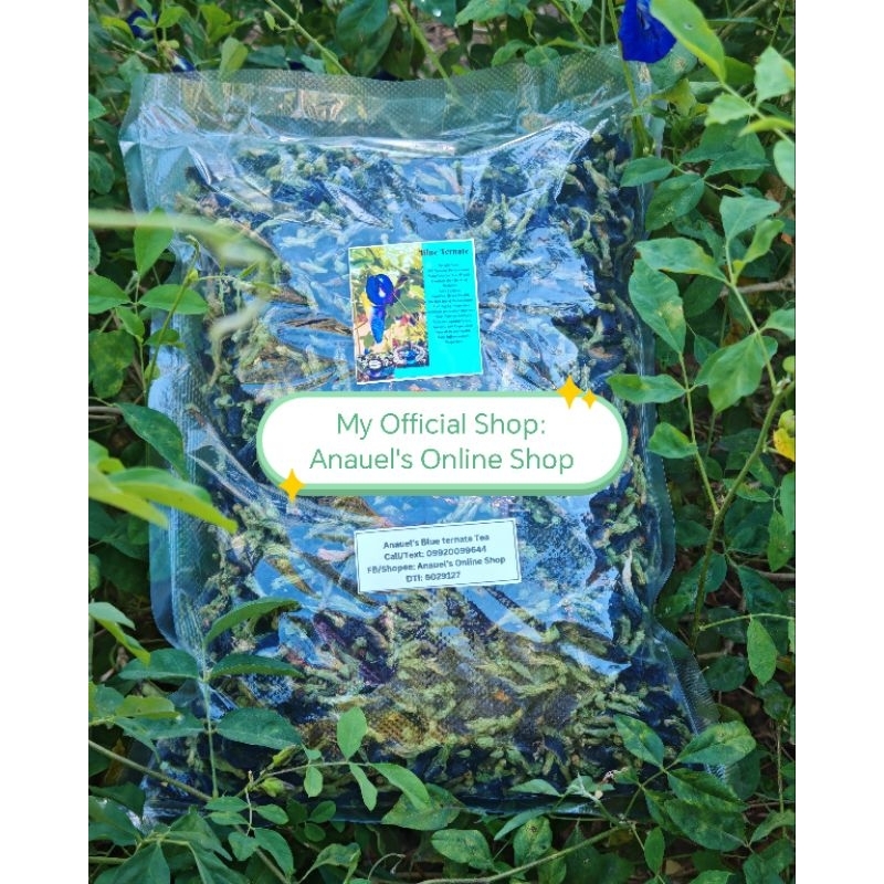 Blue ternate, Sun dried clitoria flowers 500g | Shopee Philippines