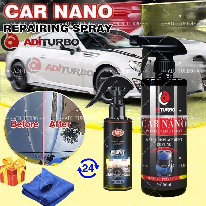 Car Wax Spray and Polish Two-in-one Coating Auto Car Wash and Wax Hydrophobic Nano Ceramic ...