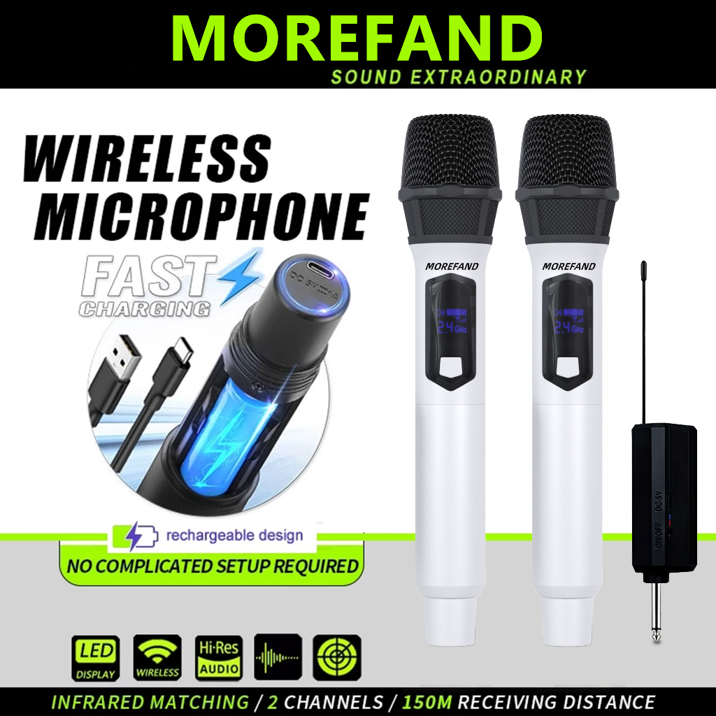 microphone bluetooth 108v microphone for videoke Wireless microphone ...