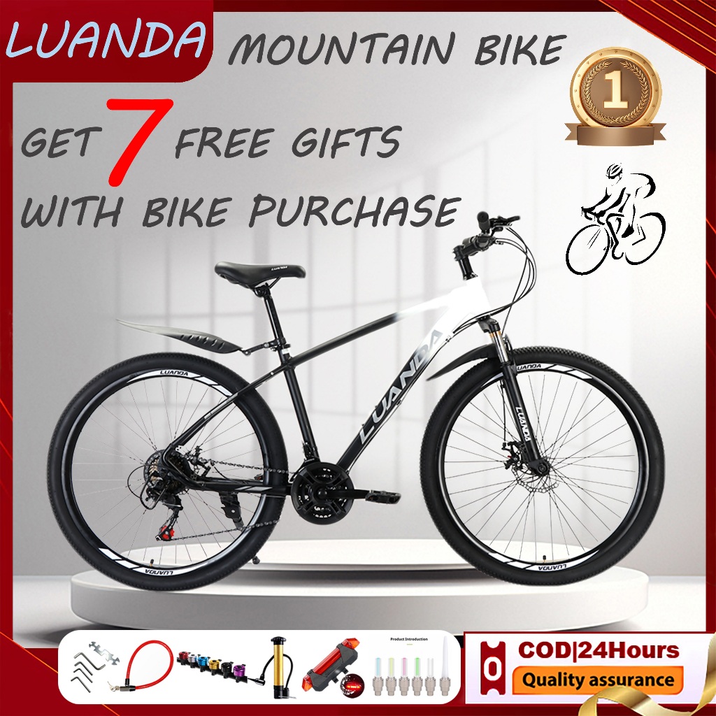 LUANDA Aluminum Alloy Mountain Bike Fixie Bike Adult Bicycle MTB Bike ...