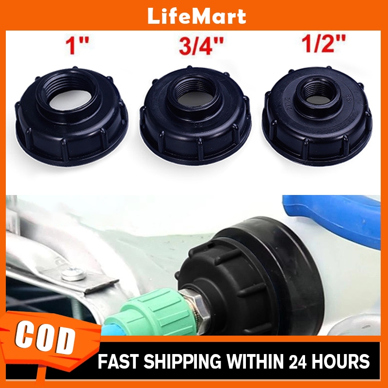 IBC Water Tank Valve Adapter Water Tank Adapter 1/2" 3/4" 1" Adaptor ...