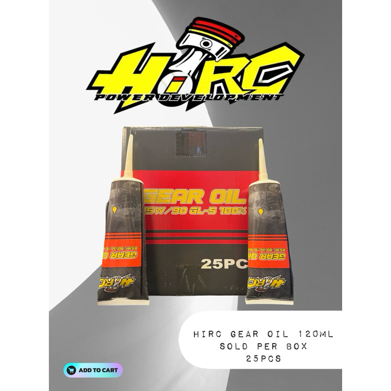 HIRC GEAR OIL SOLD PER BOX 25PCS | Shopee Philippines