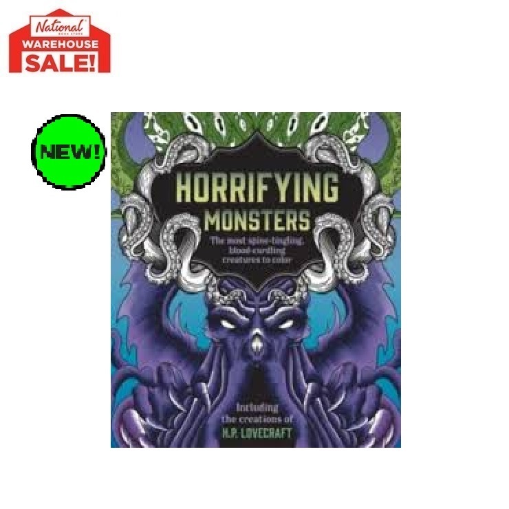 Horrifying Monsters Colouring Book-PAPERBACK | Shopee Philippines