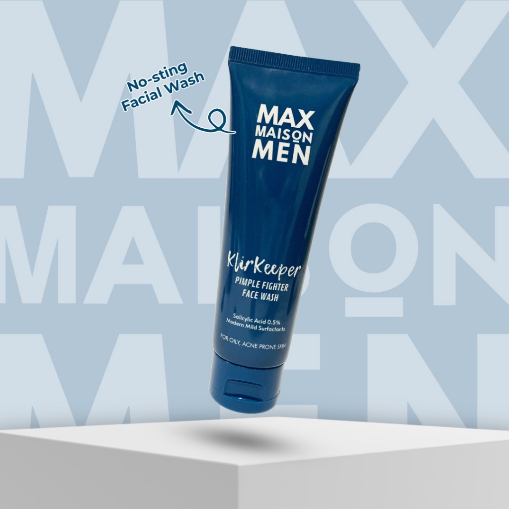 Max Maison Men Klir Keeper Pimple Fighter Facial Wash Cleanser | Shopee ...