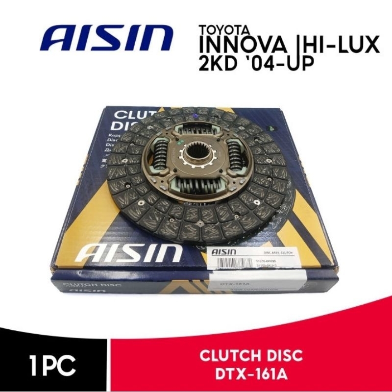 Clutch Lining (DTX-161A) 9½x21T TOYOTA INNOVA D4D 2KD 05-15 HI-LUX 4x2 ...