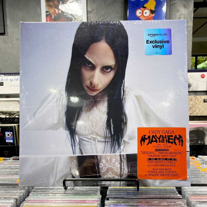 LADY GAGA Mayhem Vinyl (AMZ, White, 2LP) | Shopee Philippines