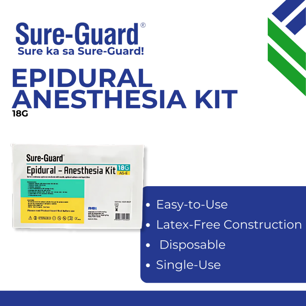Sure-Guard Epidural Anesthesia Kit (per kit) | Shopee Philippines