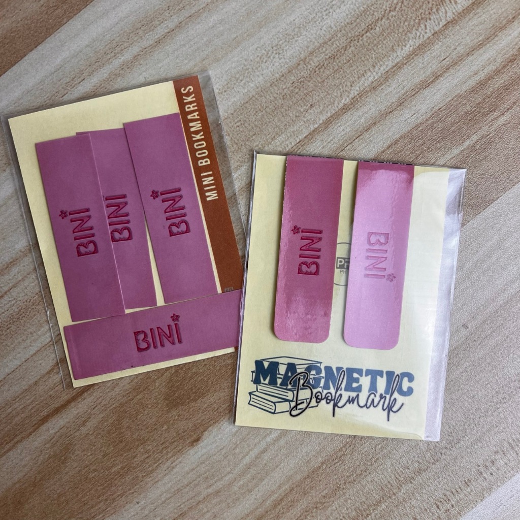 BINI Mini Bookmarks - Bini Magnetic Bookmark | Shopee Philippines